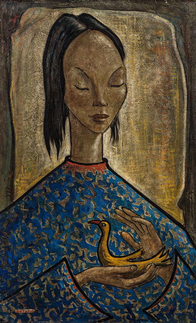 Angel Botello (1913-1986) Portrait