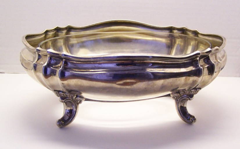 Wilhelm Hulse Berlin 800 Silver German Fruit Dish Bowl