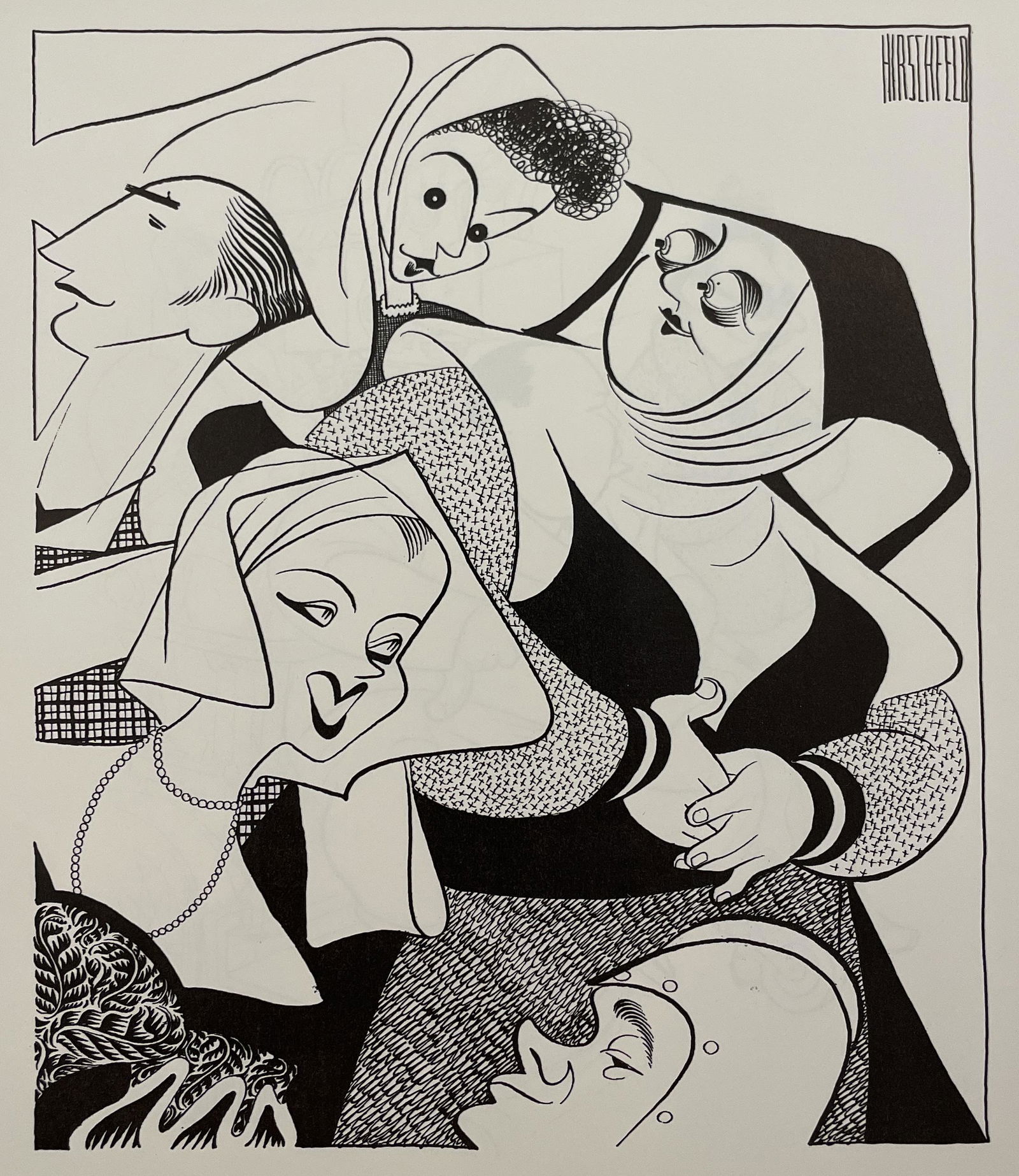 Al Hirschfeld The Orson Welles, 1938