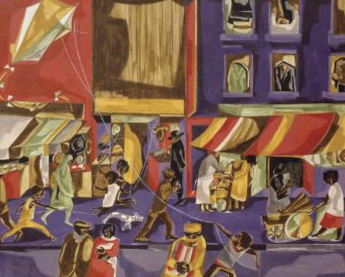 Jacob Lawrence "1962" Offset Lithograph