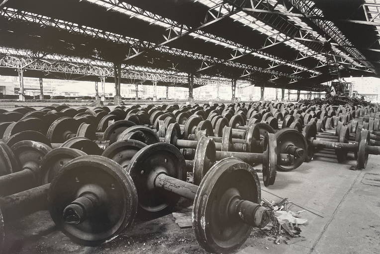 Ryuji Miyamoto "shiodome Station Platform, Tokyo, 1988" Print