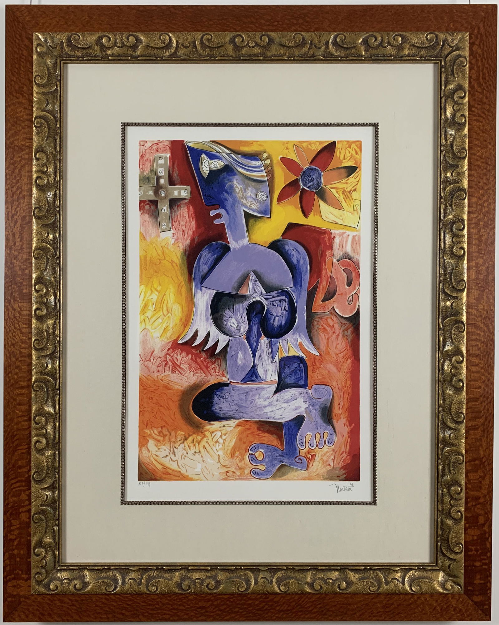 Alexandra Nechita - Your Faith In Me - A framed, Hand-pulled, Limited ...