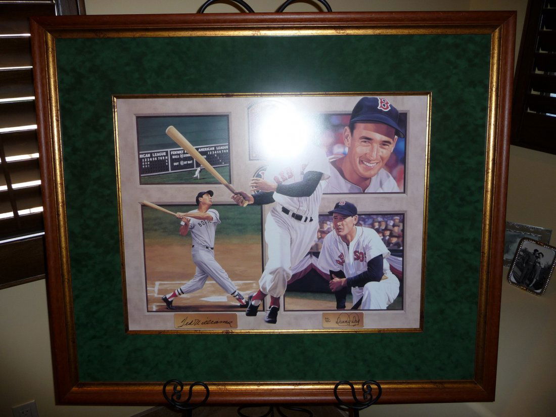 Ted Williams "The Splendid Splinter Lithograph" by