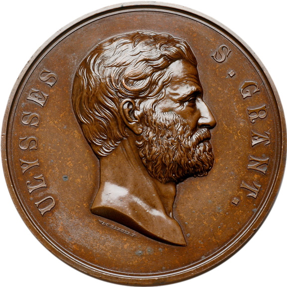 1873 Ulysses S. Grant Inaugural Medal, Bronze