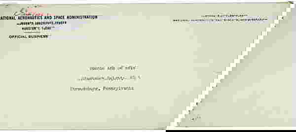 Astronaut Gus Grissom Autograph Nasa Envelope