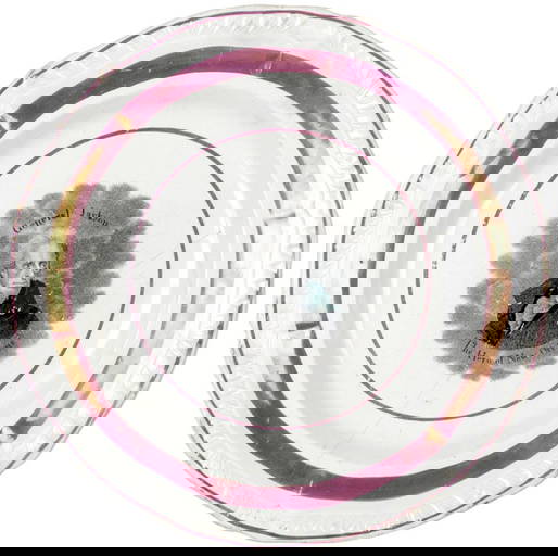 1824, Andrew Jackson Pink Luster Plate