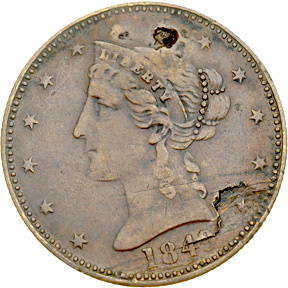 1849 California Gold Rush Token