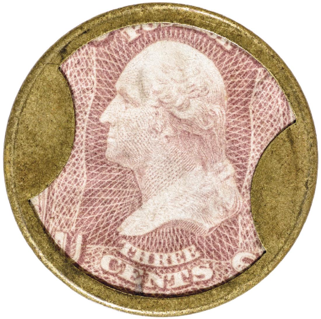 Encased Postage, 3 Cents, N&G Taylor & CO., R-8