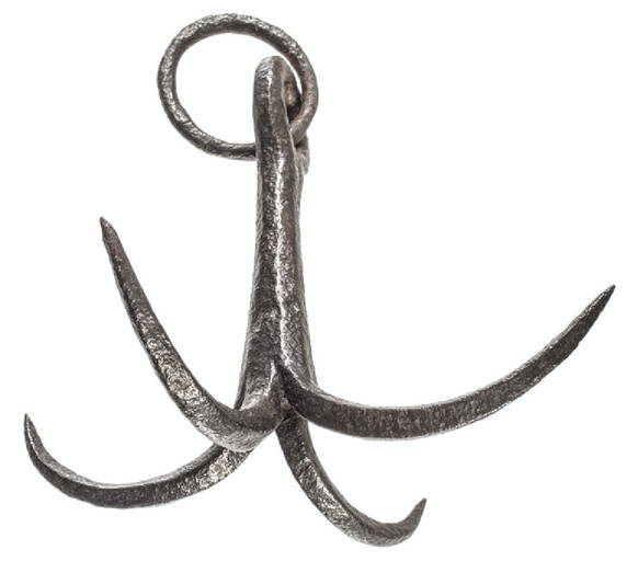 American Revolutionary War Iron Grappling Hook