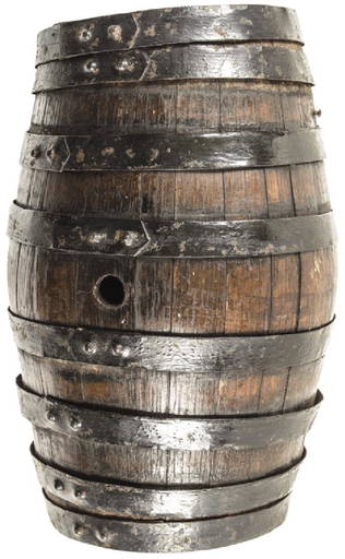 C. 1775 Choice Revolutionary War Powder Barrel