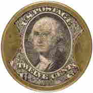 Encased Postage Stamp EP-84 5 LORD + TAYLOR R-7 - Feb 23, 2019 | Early American History Auctions ...