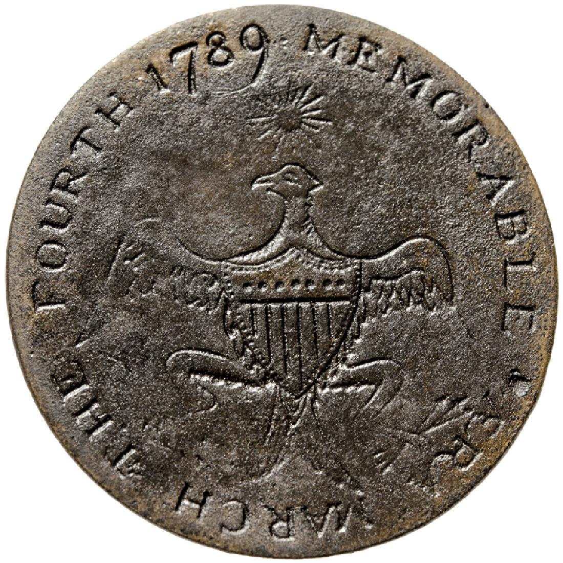 1789-Dated George Washington Inaugural Button