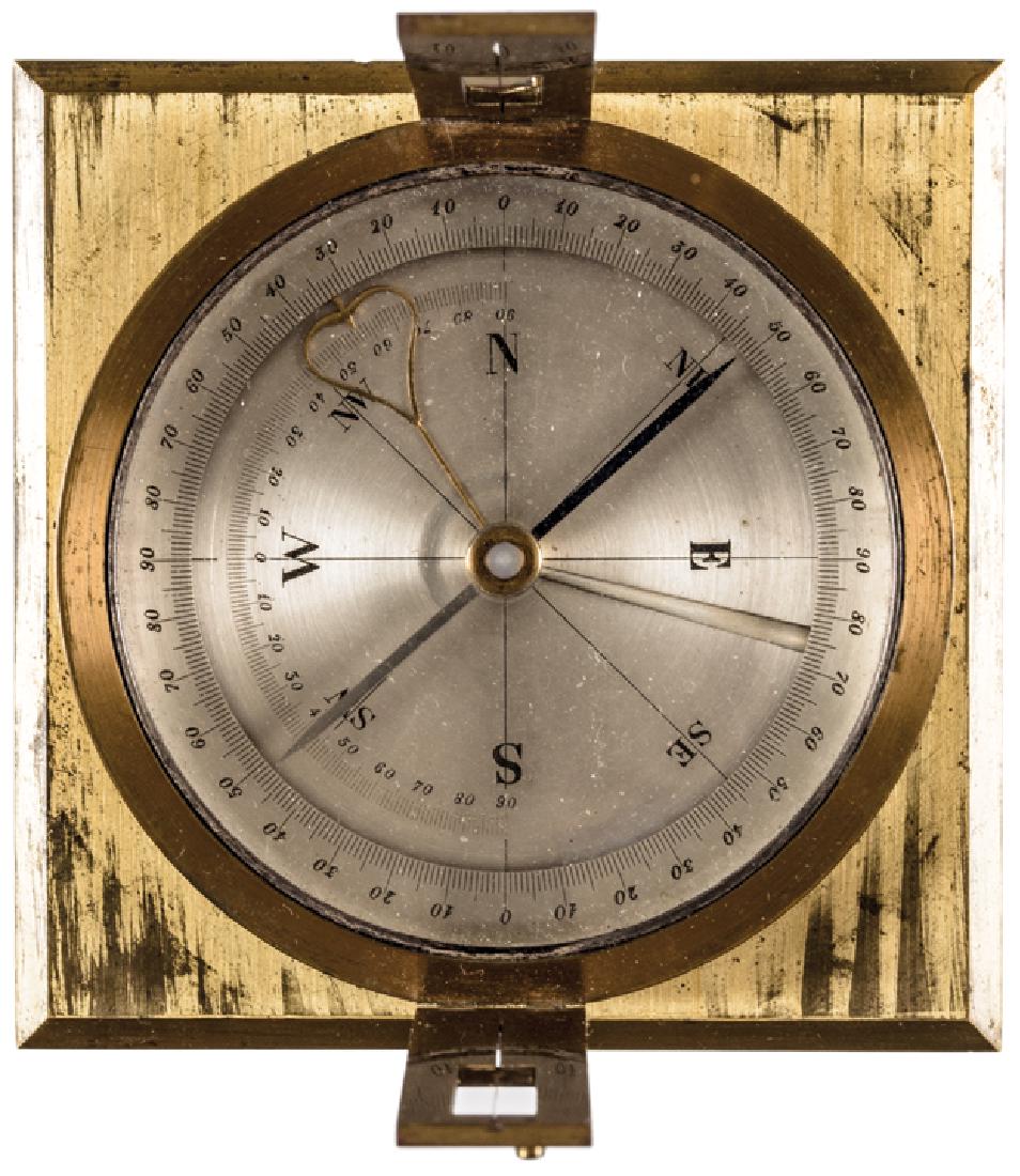 War of 1812 Artillery Compass In Original Box