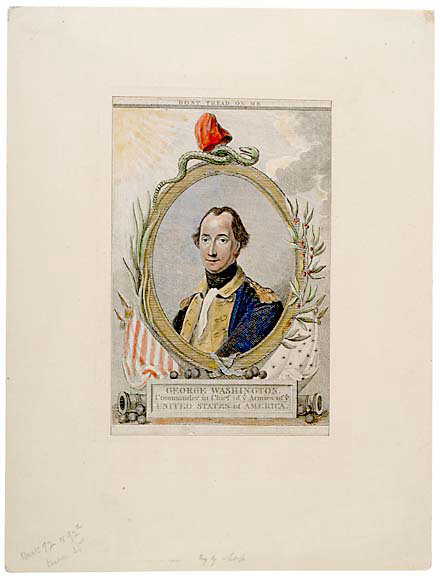 298: 1780 Wm. Sharp Engraving of George Washington
