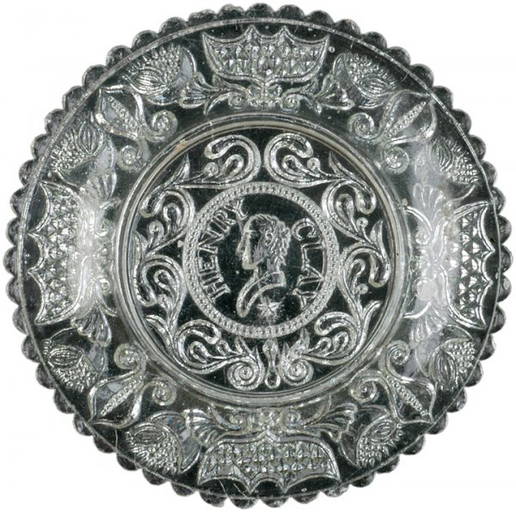 1844 Henry Clay Presidential Campaign Glass Plate