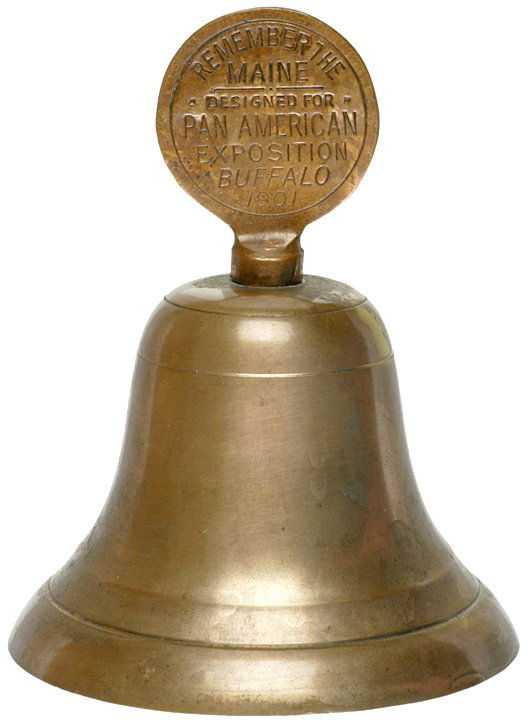 Brass Bell Made From Wreckage Of The Uss Maine
