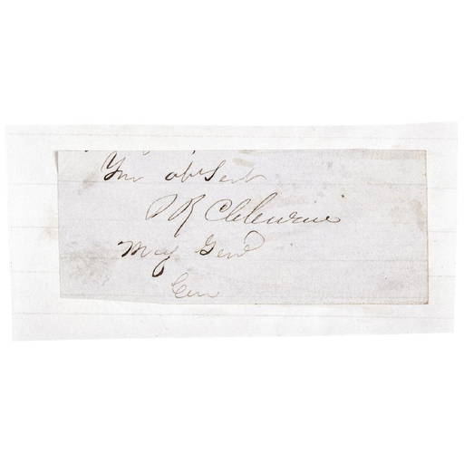 Csa Maj. General Patrick Ronayne Cleburne Signed!