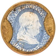 Encased Postage Stamp EP-84 5 LORD + TAYLOR R-7 - Feb 23, 2019 | Early American History Auctions ...