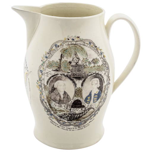 Sam Adams + John Hancock Portraits Liverpool Jug