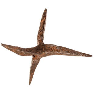 C 1775 Revolutionary War Hand Made Caltrop/spike