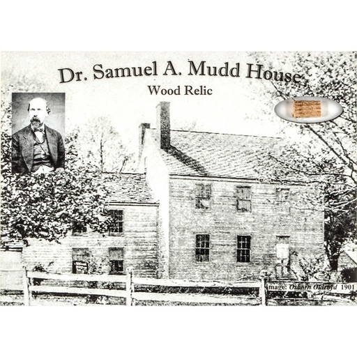 Rare Dr. Samuel Mudd Lincoln Assassination Relic