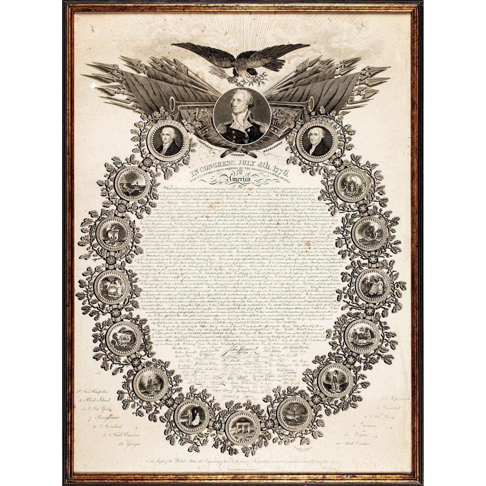 Rare William Woodruff Declaration Of Independence