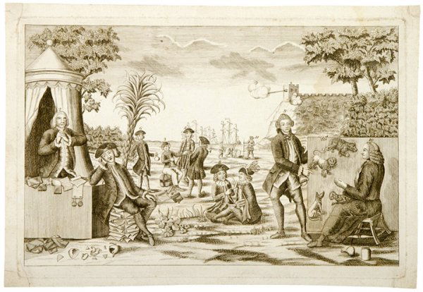 140: c. 1780 - American Revolution, Political Cartoon