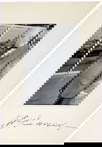 J.c. Penny, Signed Photograph, 1961