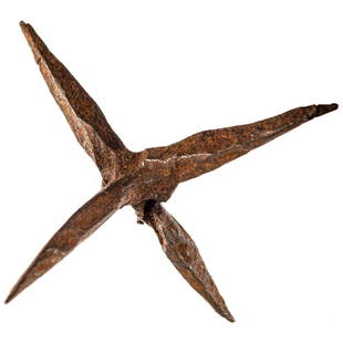 C 1775 Revolutionary War Hand Made Caltrop/spike