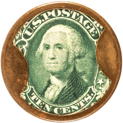 Encased Postage Stamps, 10 H.a. Cook Ch. Abt New