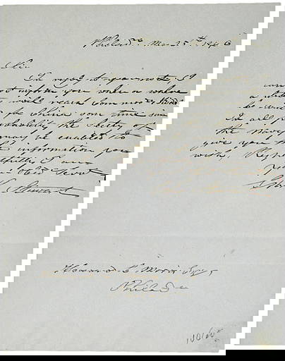 Crew Letters, Uss Constitution, Old Ironsides