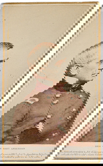 The Hero Of Fort Sumter: Cdv Robert Anderson