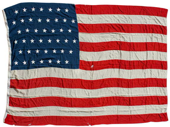 459: 44 Star United States Flag, 1890