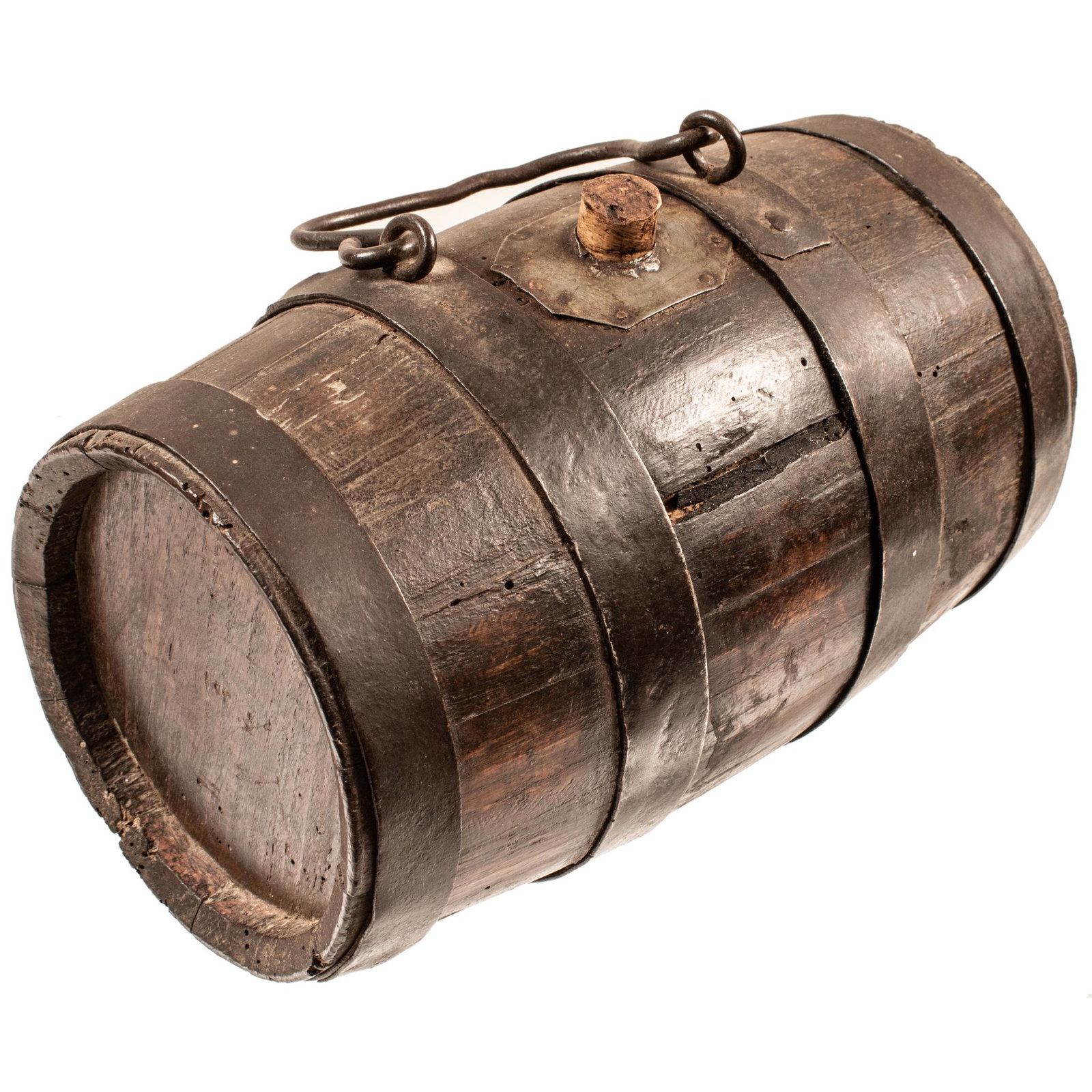 Revolutionary War Soldiers Rundlet Or Rum Keg