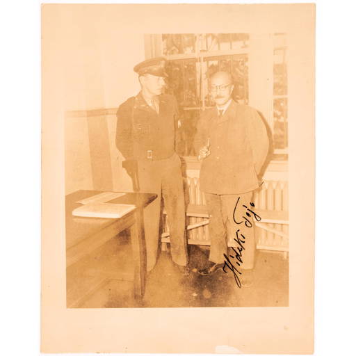 Rare Hidecki Tojo And Mamoru Shigemitsu Photographs Signed, Post World ...