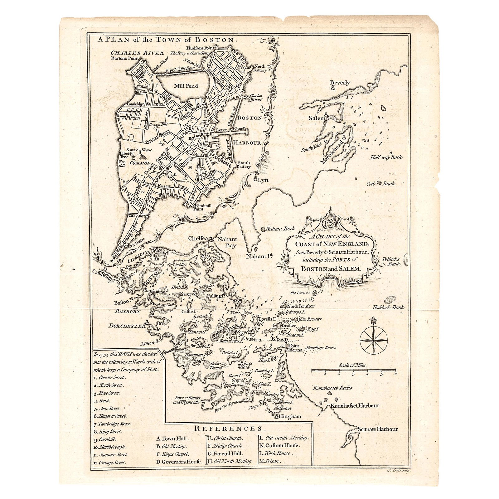 1774 Map Titled: A PLAN of the TOWN of BOSTON (#0153) on Jan 14, 2023 ...