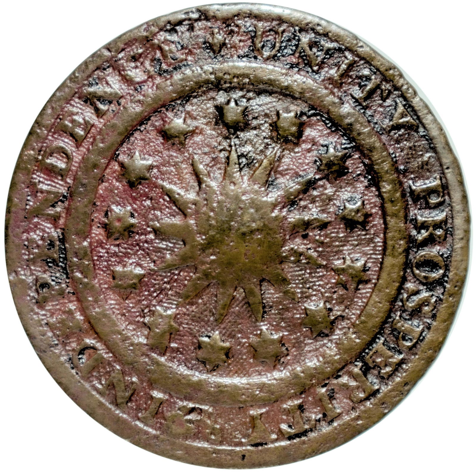 (1789) George Washington Inaugural Button, Legend With Large Central ...