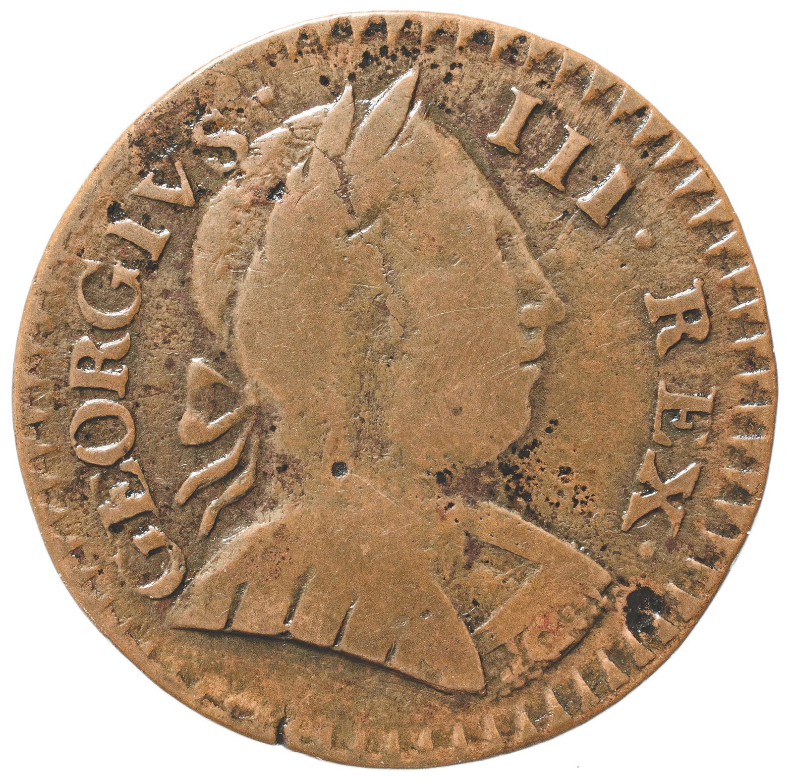 1788 Vermont Copper. Georgivs Iii Rex. Ryder-31 Variety Choice Very ...