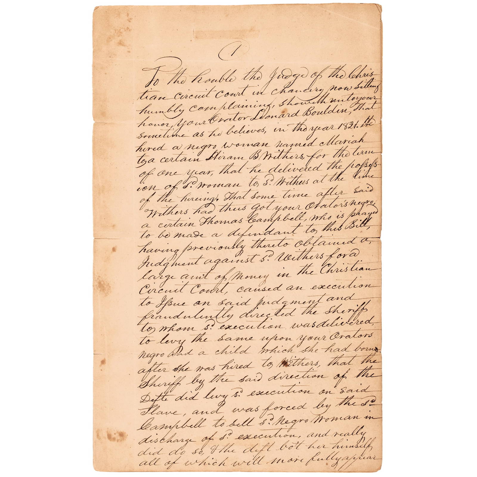 1828 George Bibb Treasury Secretary Autograph Document Signed Re: The ...