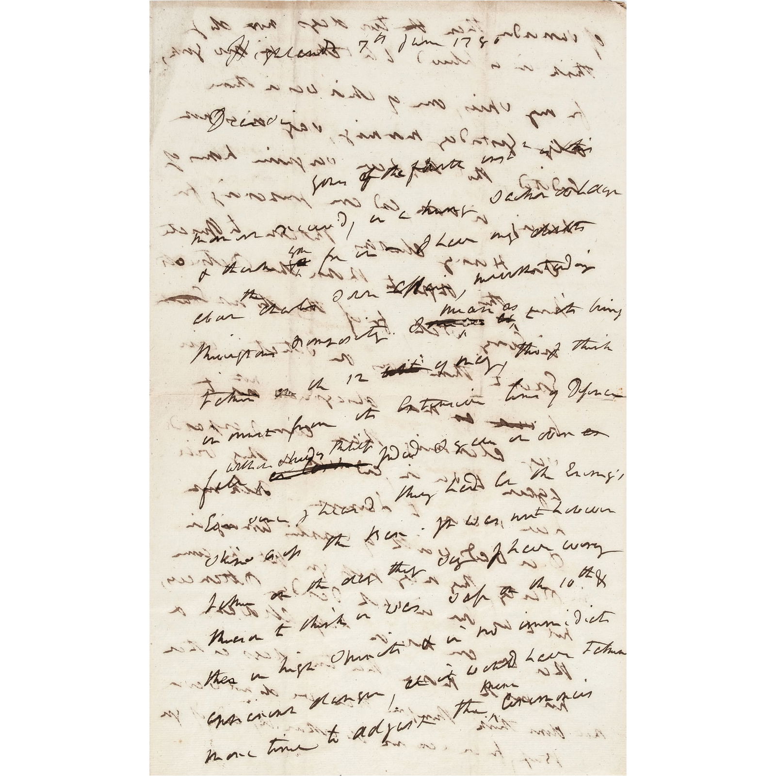 1780 Rev. War Continental Army Maj. Gen.l Robert Howe Autograph Letter ...