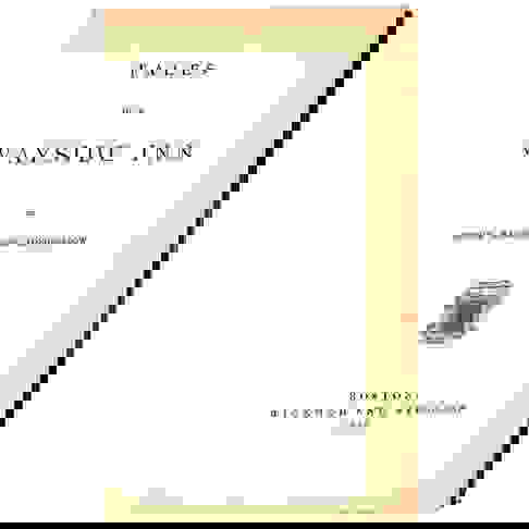 1863 The Midnight Ride Of Paul Revere, Poem In Tales Of A Wayside Inn ...