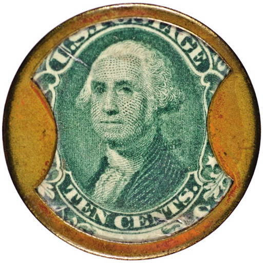 Encased Postage Stamp, 10¢, F. BUHL AND COMPANY - Dec 02, 2012 | Early American History Auctions ...