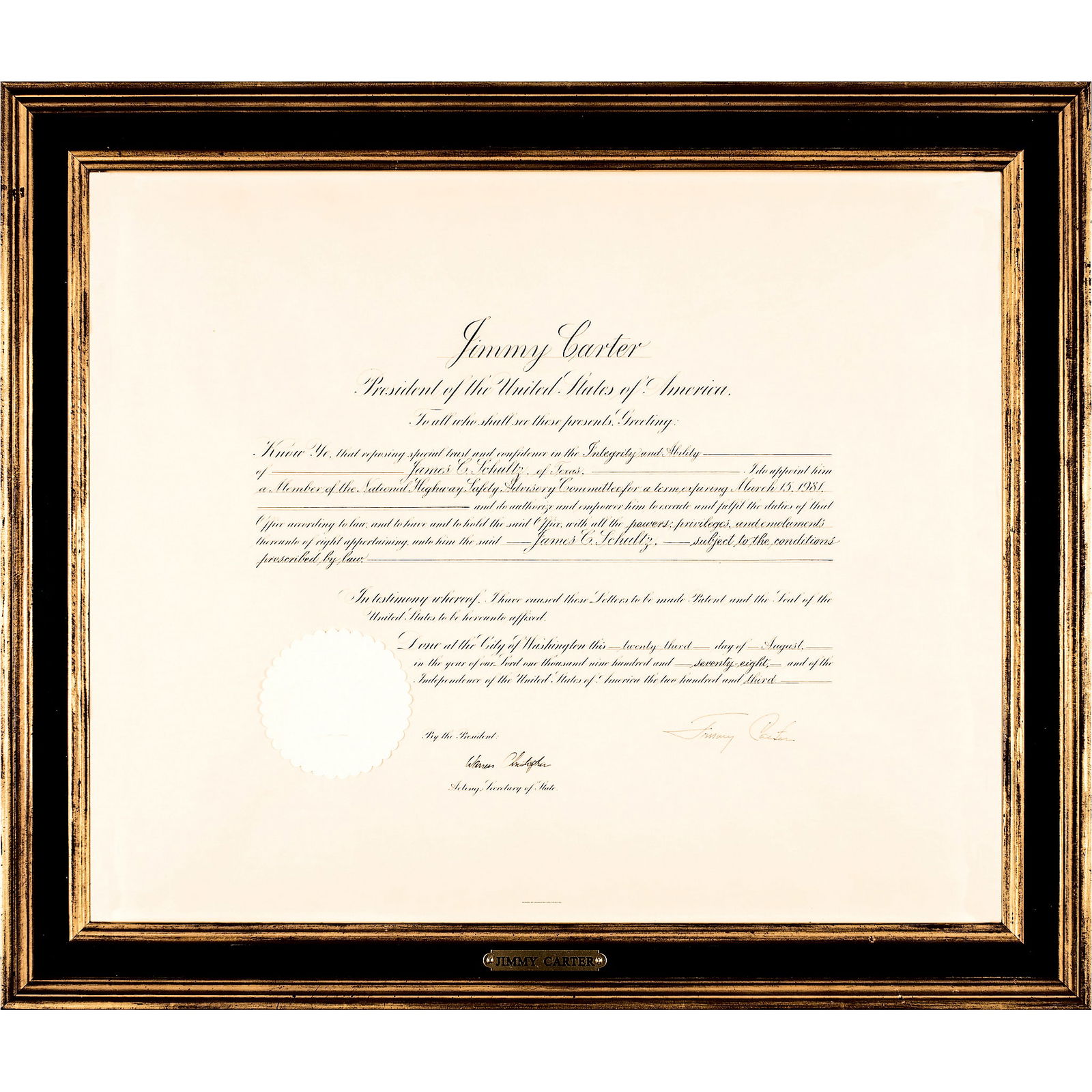 Historic Autographs, Political & Americana starts on 2/15/2025