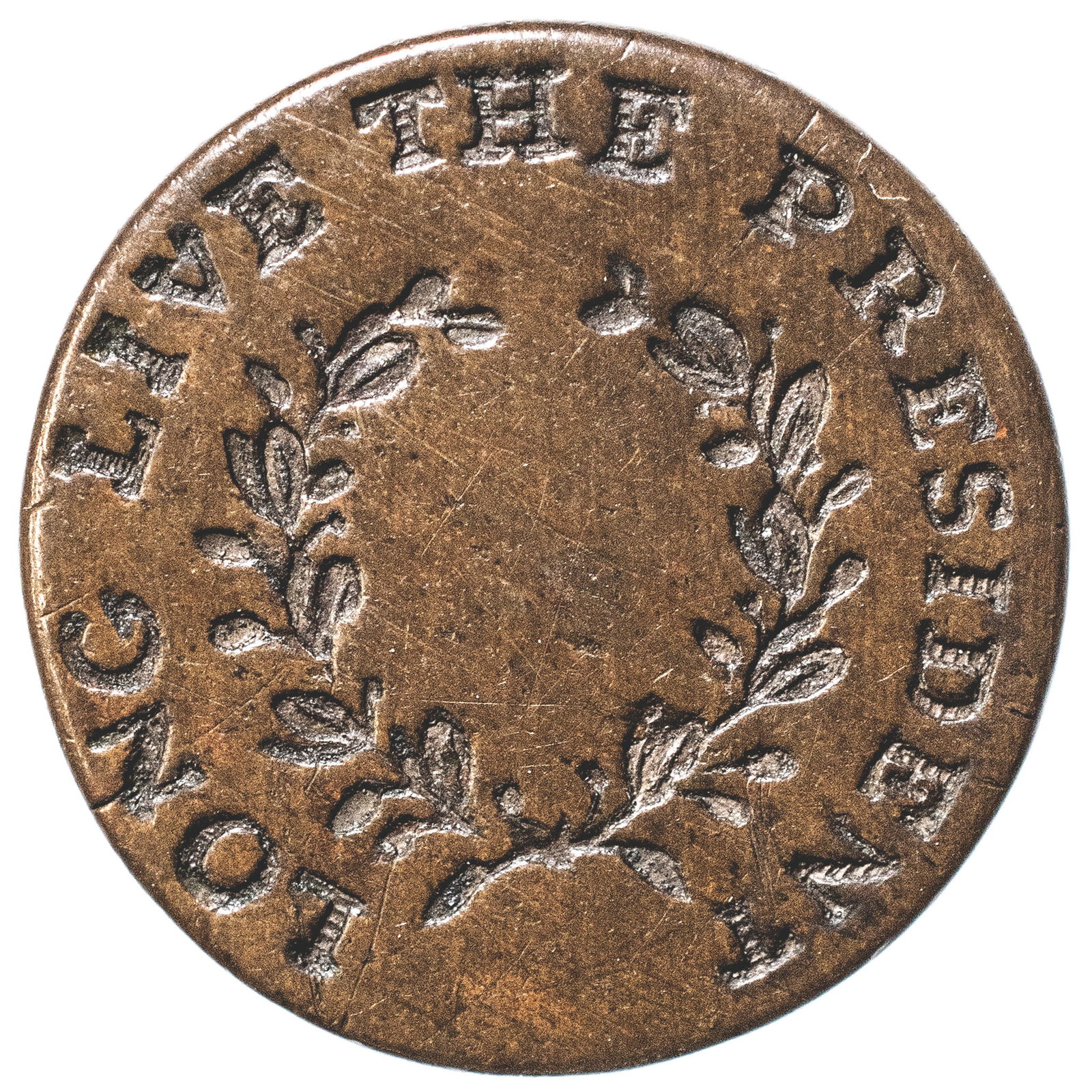 (1789) George Washington Inaugural Button With Small Laurel Wreath ...