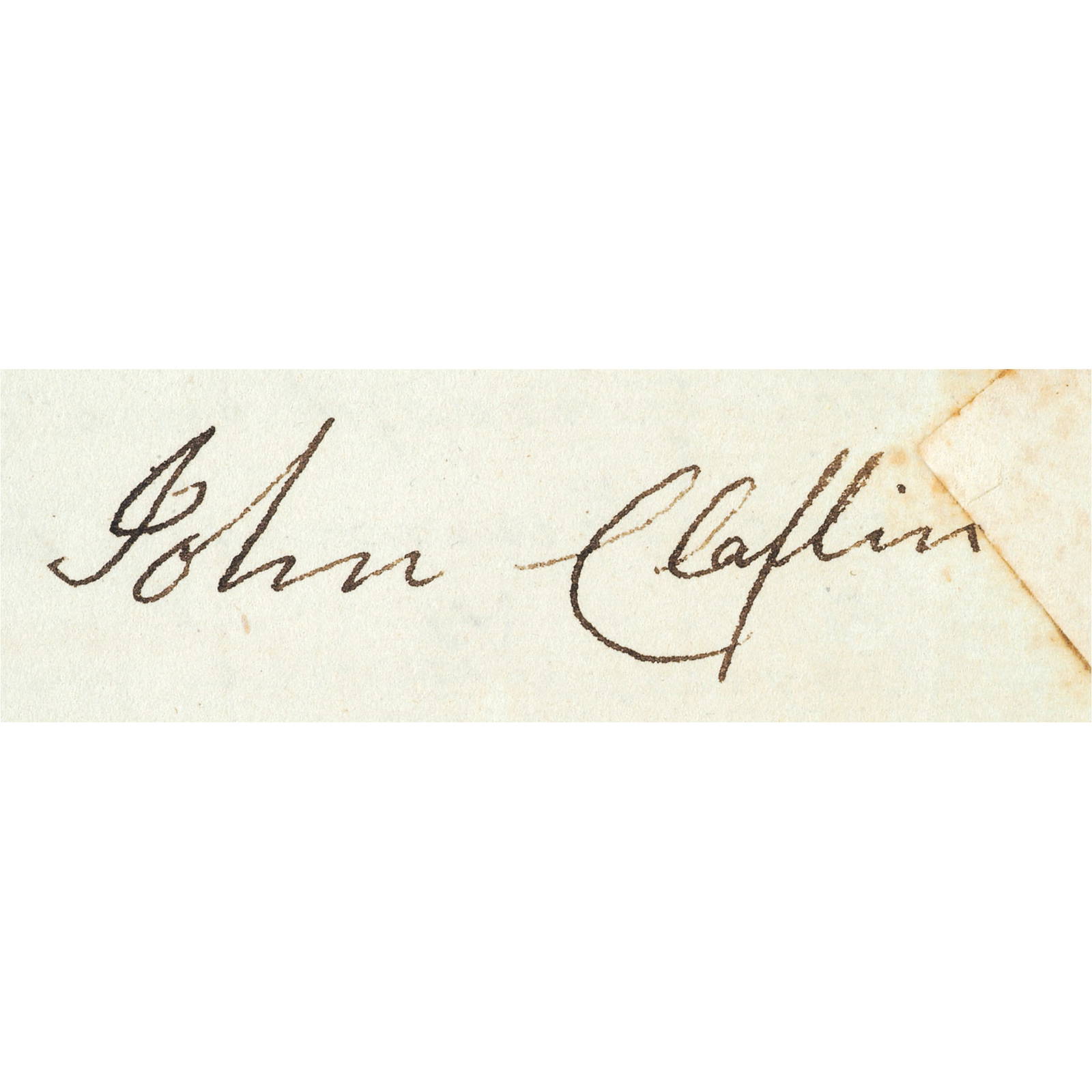 Encased Postage Stamp Related, April 19, 1798, Autograph Document ...