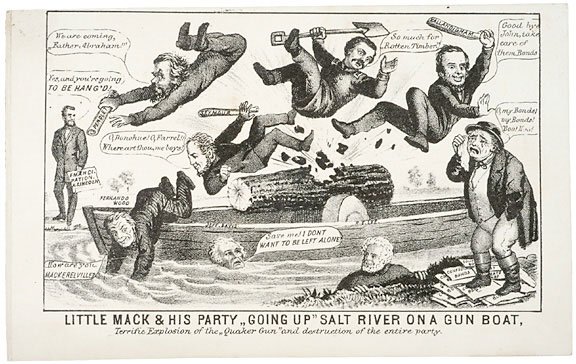 C.1864,satirical Political Cartoon