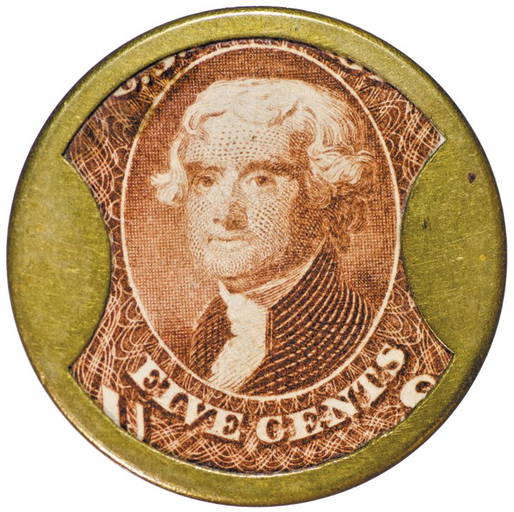 Encased Postage Stamps, 5¢, Ellis McAlpin & Co - Apr 26, 2014 | Early ...