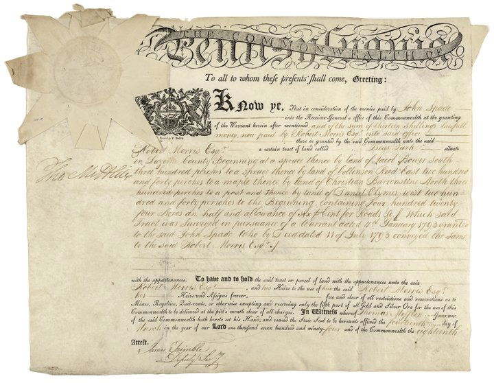 Autograph Document Signed by THOMAS MIFFLIN