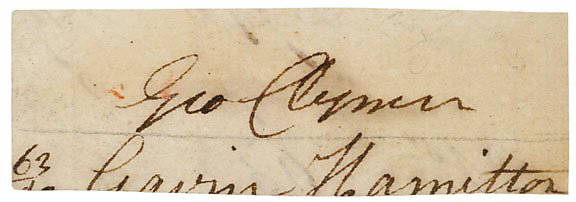 George Clymer Signature