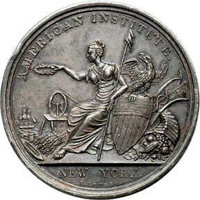 1845 American Institute Award Medal